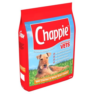 CHAPPIE DOG COMPLETE CHICKEN & CEREAL 15KG – Dano's Pet Shop